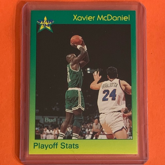 Star IntL. | Toys | Xavier Mcdaniel 994 Star Co 46 Playoff Stats ...